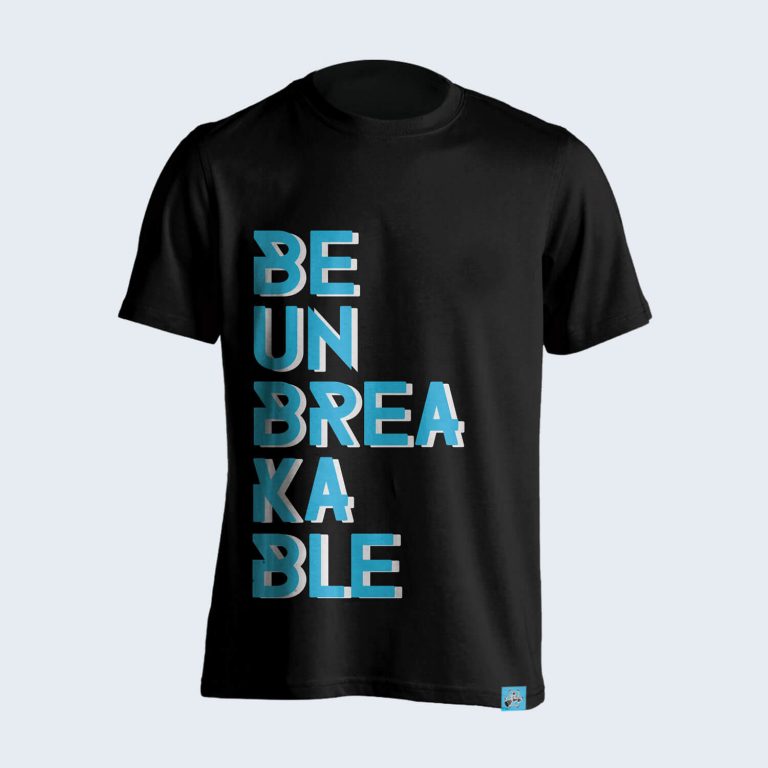 ‘Be Unbreakable’ T-shirt for Men – Shop | Sebastian Fitness Solutions